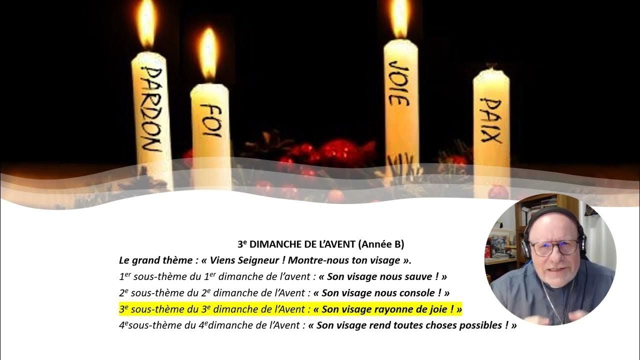 3e dimanche de l'Avent 2023 - YouTube