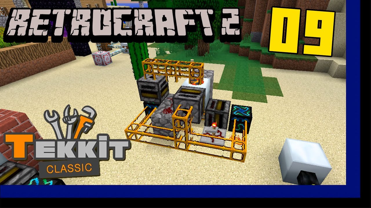 RETROCRAFT 2 - MODPACK TEKKIT CLASSIC [09] - FARM DE EMC INFINITO! - YouTube