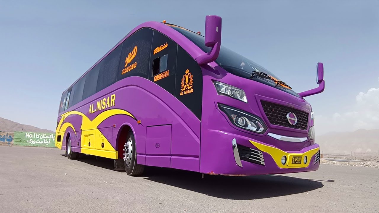New Road Bullet Bus Review || Hino RK8 || Karachi Bus Route || Coach ...