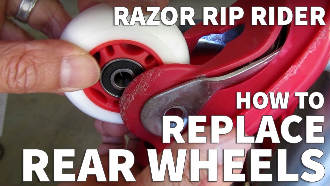 Replace Razor RipRider Caster Wheels - Rear Replacement Wheels for ...
