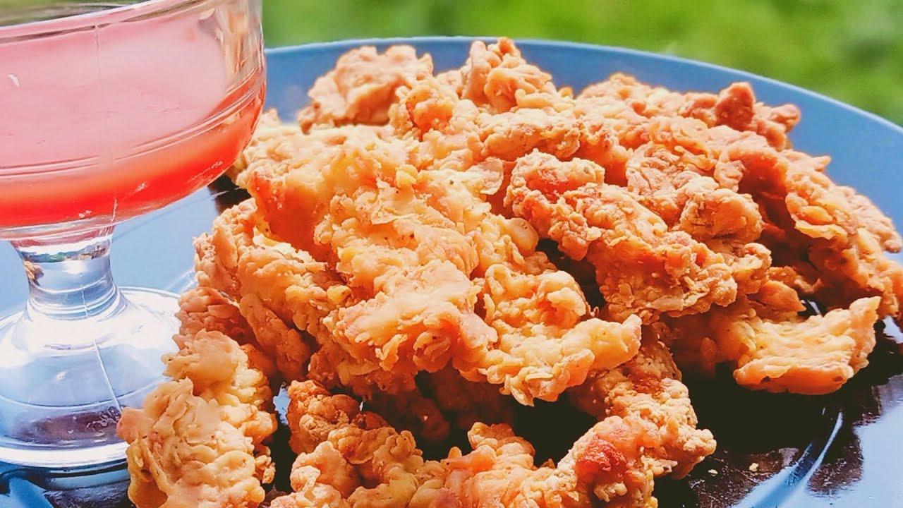 Making KFC style chicken cutles || Chicken fries || Food fashion - YouTube