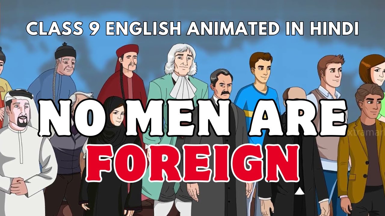 No Men Are Foreign Class 9 English Animated in Hindi Summary | Fable Fact - YouTube