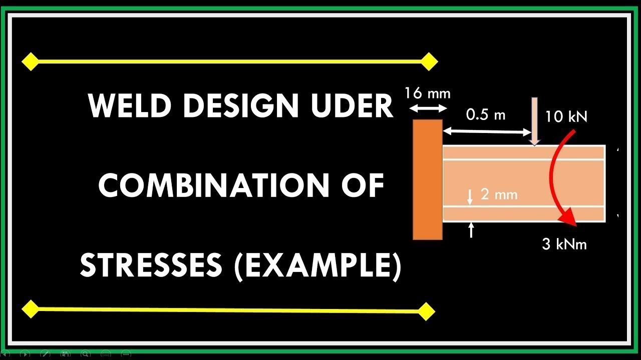 Weld Design Under Combination of Stressess I Example I IS800 ...