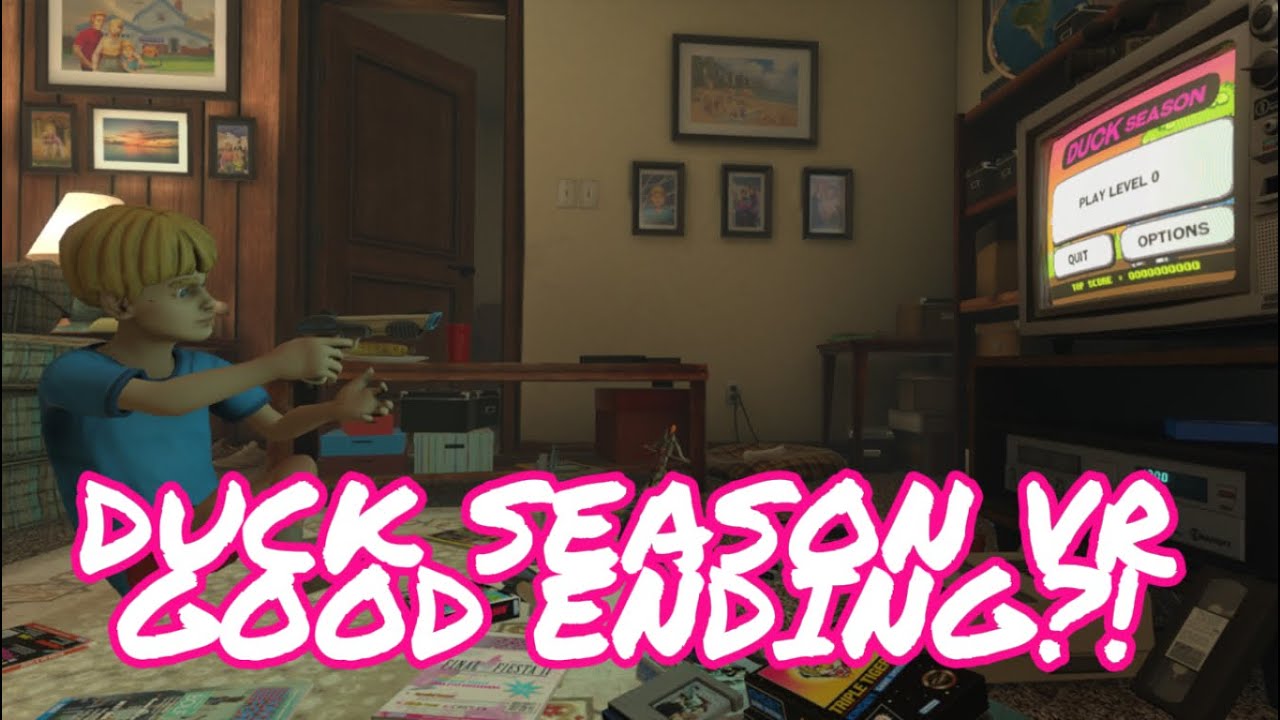 DUCK SEASON GOOD ENDING! (Duck Season Vr Pt.2) - YouTube