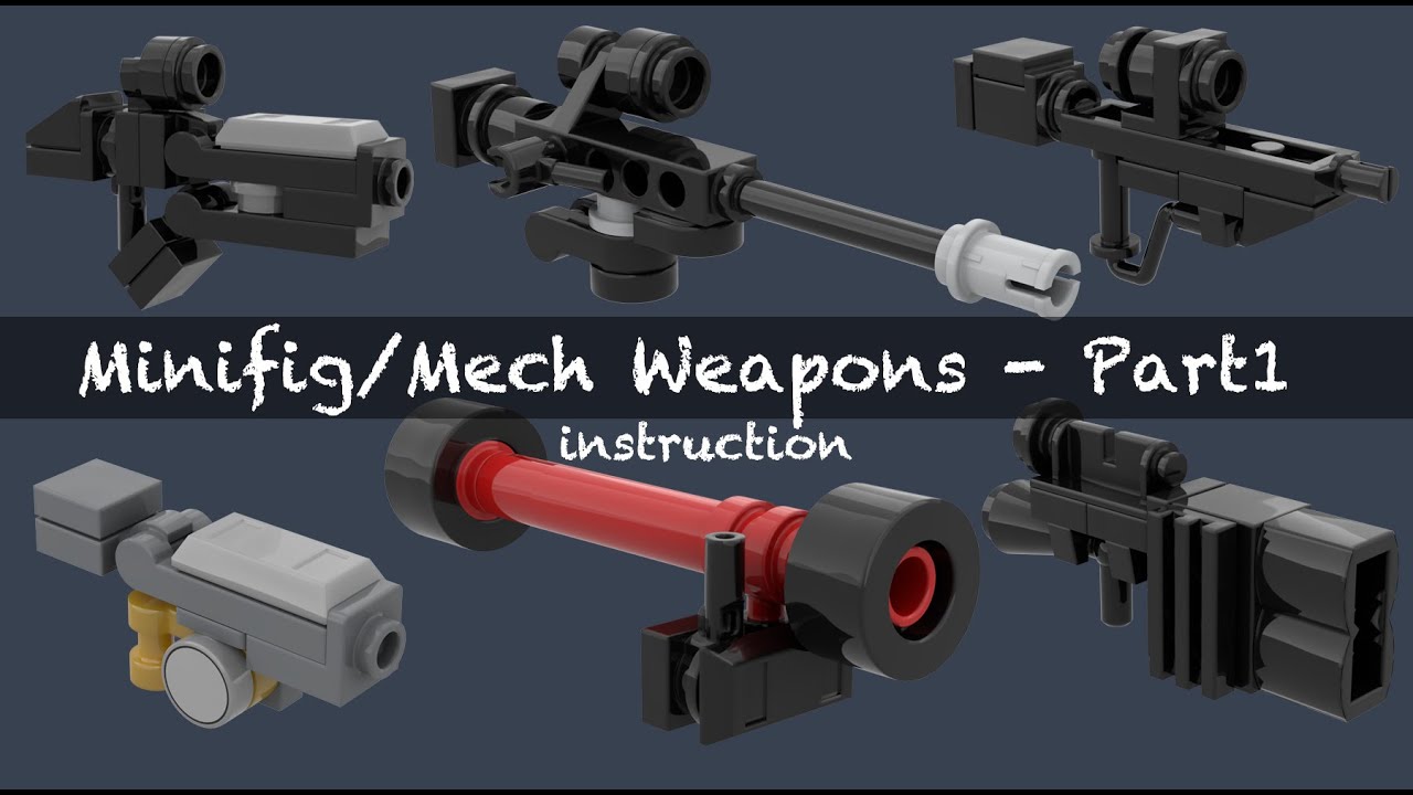 Lego Mnifig/Mech Weapons Part1 - YouTube
