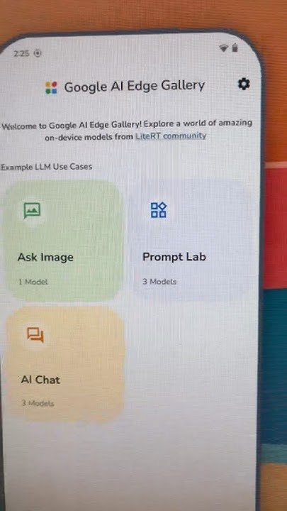 Google AI Edge Gallery とは？スマホで動く高性能 AI について解説 #shorts - YouTube