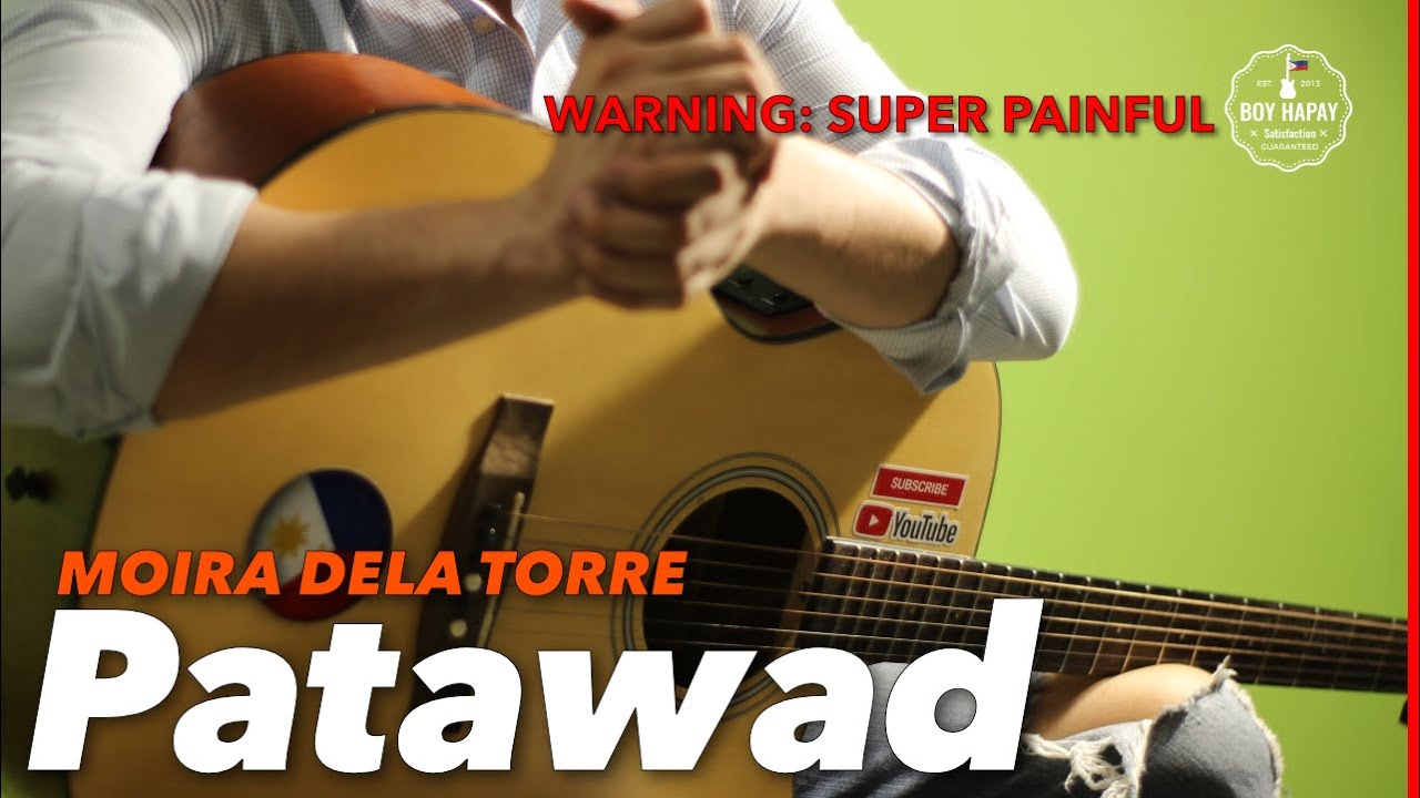 Patawad Moira Dela Torre Instrumental guitar karaoke cover with lyrics ...