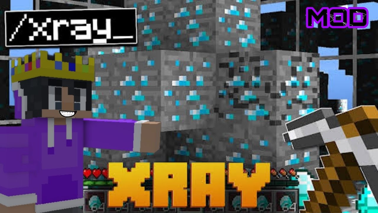 X RAY MOD FOR MINECRAFT PE 1.19 - YouTube