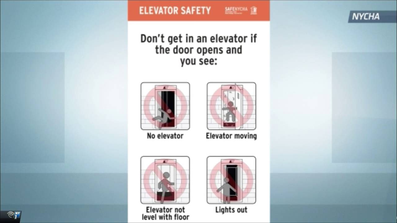 NY1: NYCHA Safety Campaign Focuses on Elevator Dangers - YouTube