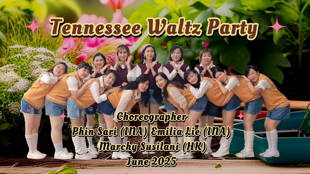 Tennessee Waltz Party//Line dance - YouTube