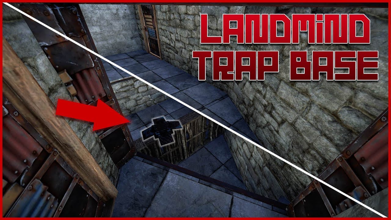 INSANE RUST TRAP BASE - Landmine Base Design - YouTube