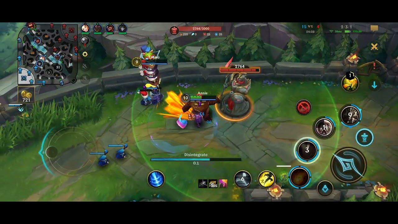 League Of Legends: Wild Rift - URF Mode 2 - Annie Gameplay - YouTube