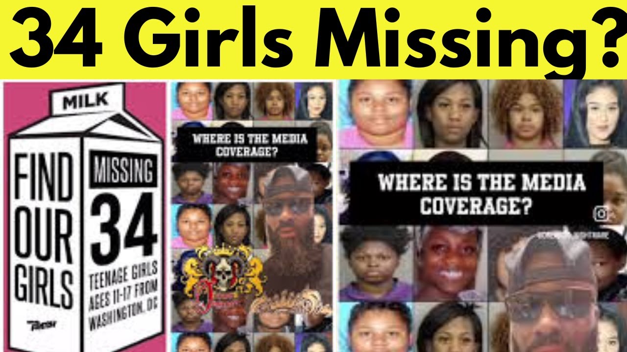 34 Black Girls Missing in Washington DC – Real or Fake? - YouTube