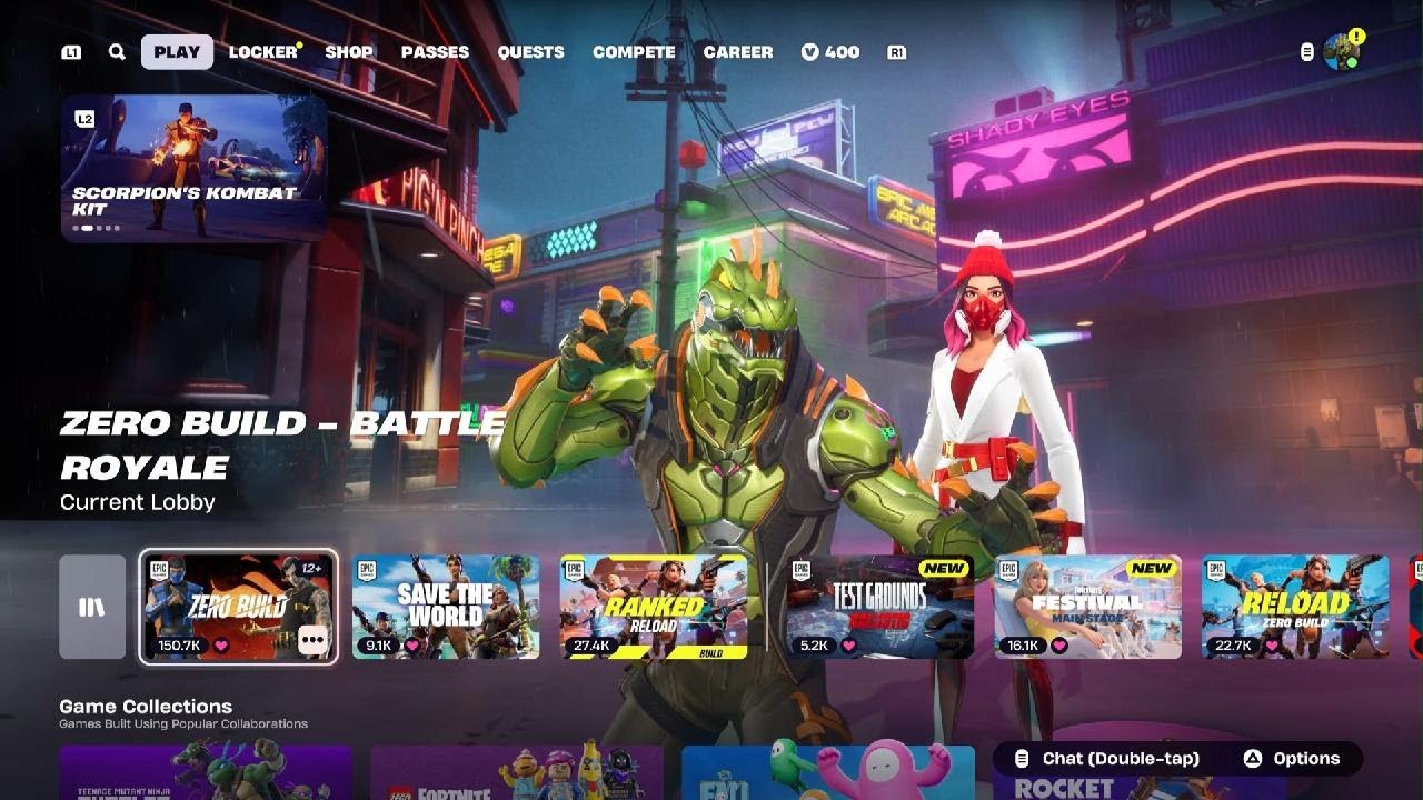 Fortnite Mecha R3X Scorpion Fight In Dead Pool Arena - YouTube