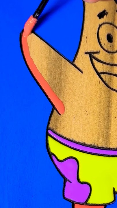 😂Satisfying ART ⭐️ #satisfying #asmr #drawing #relaxing #spongebob ...
