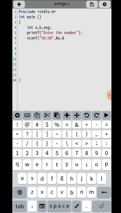C Program To Find Average of Two Numbers |C Language Tutorial For Beginner's|Coding With Saim ...