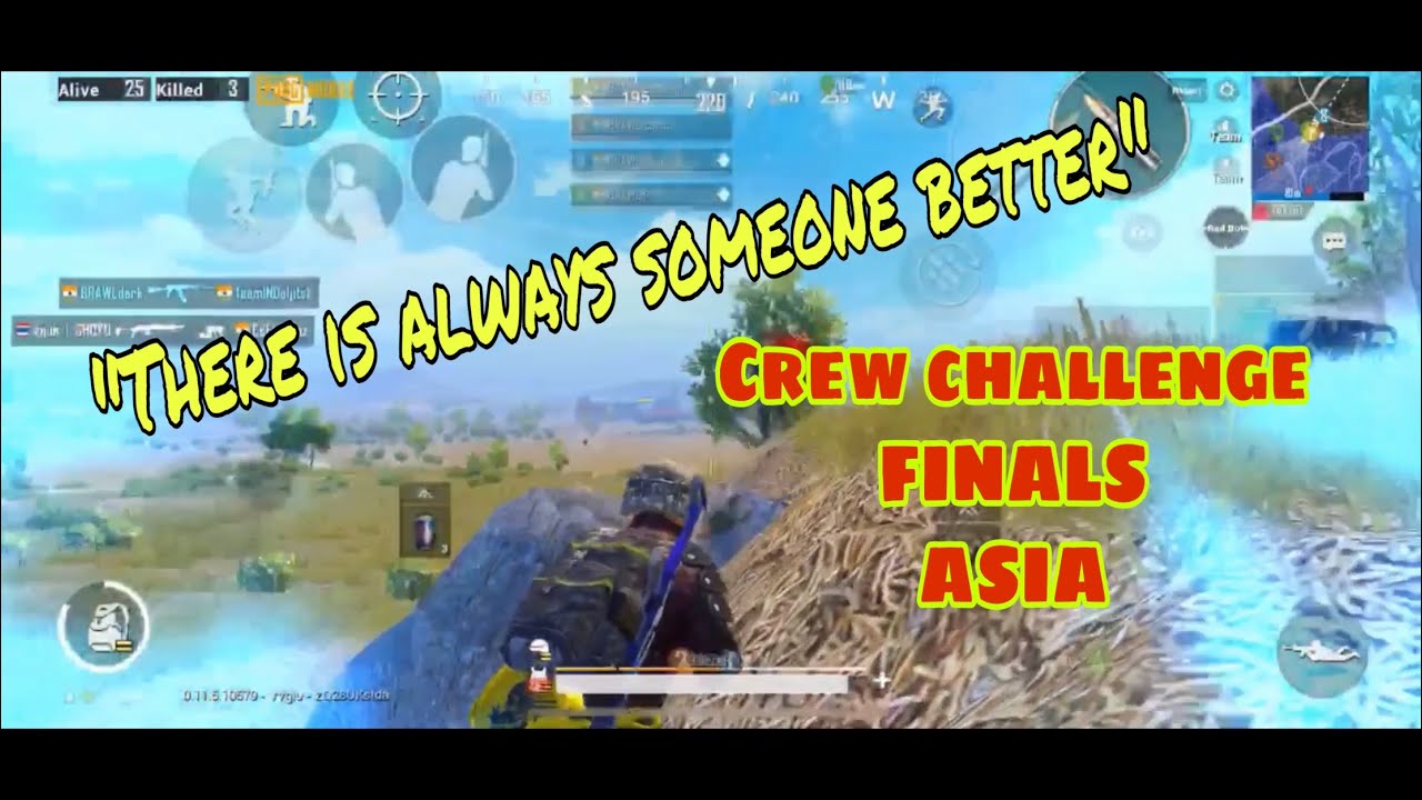 Crew Challenge ASIA FINALS | PUBG MOBILE | The Brawlers - YouTube