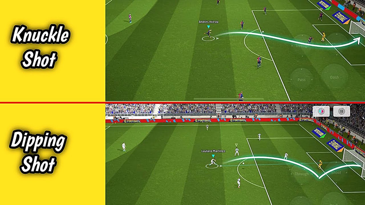 Dipping Shot & Knuckle Shot Tutorial in Efootball 2025 - YouTube