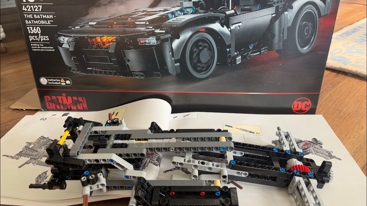 The Batman Batmobile LEGO Technic Live: Bag 1! - YouTube