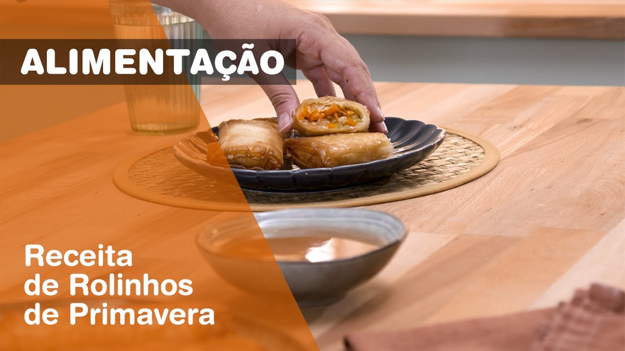Receita de Rolinhos de Primavera - YouTube