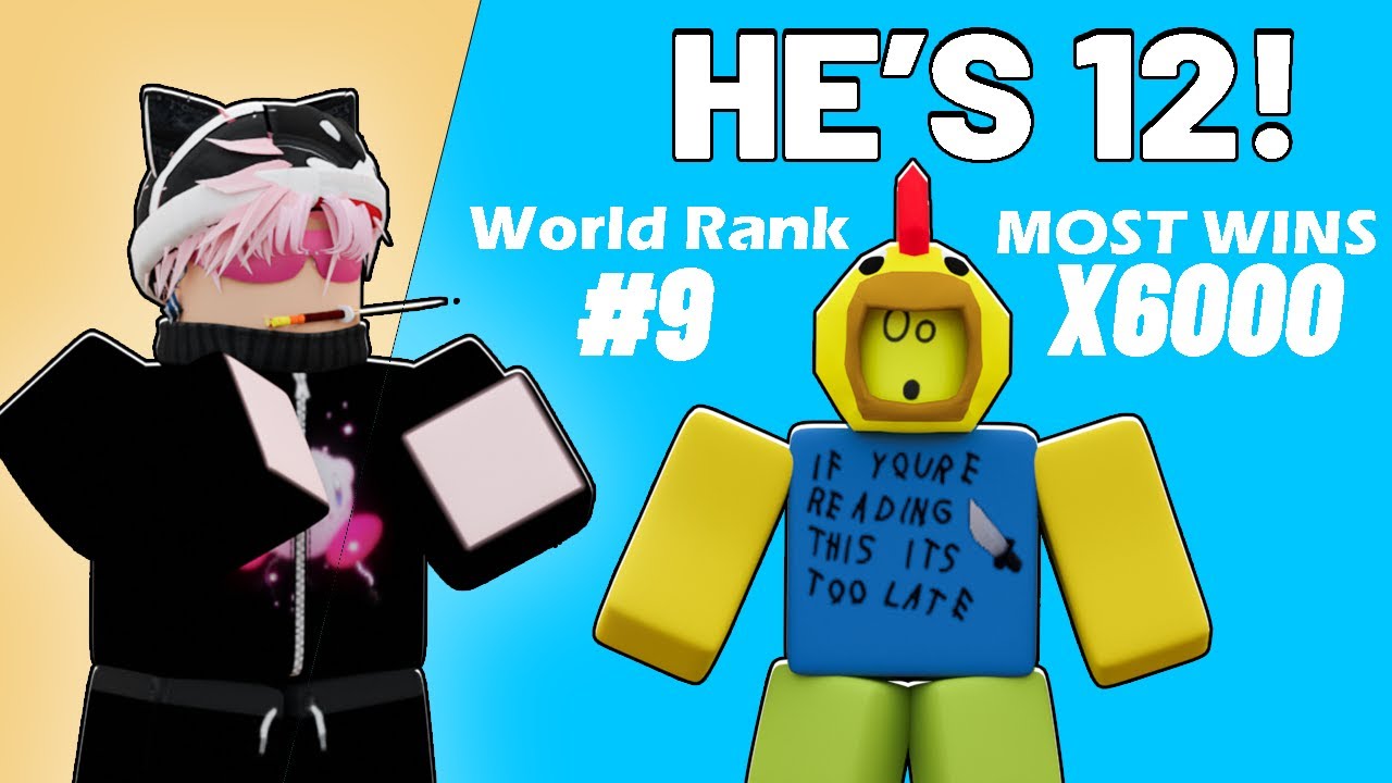 Top #1 Winstreak plays with the YOUNGEST Leaderboard Players... (Roblox ...