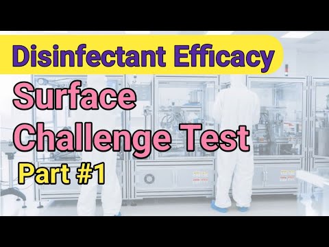 Disinfectant Efficacy Test "surface challenge test" !! - YouTube