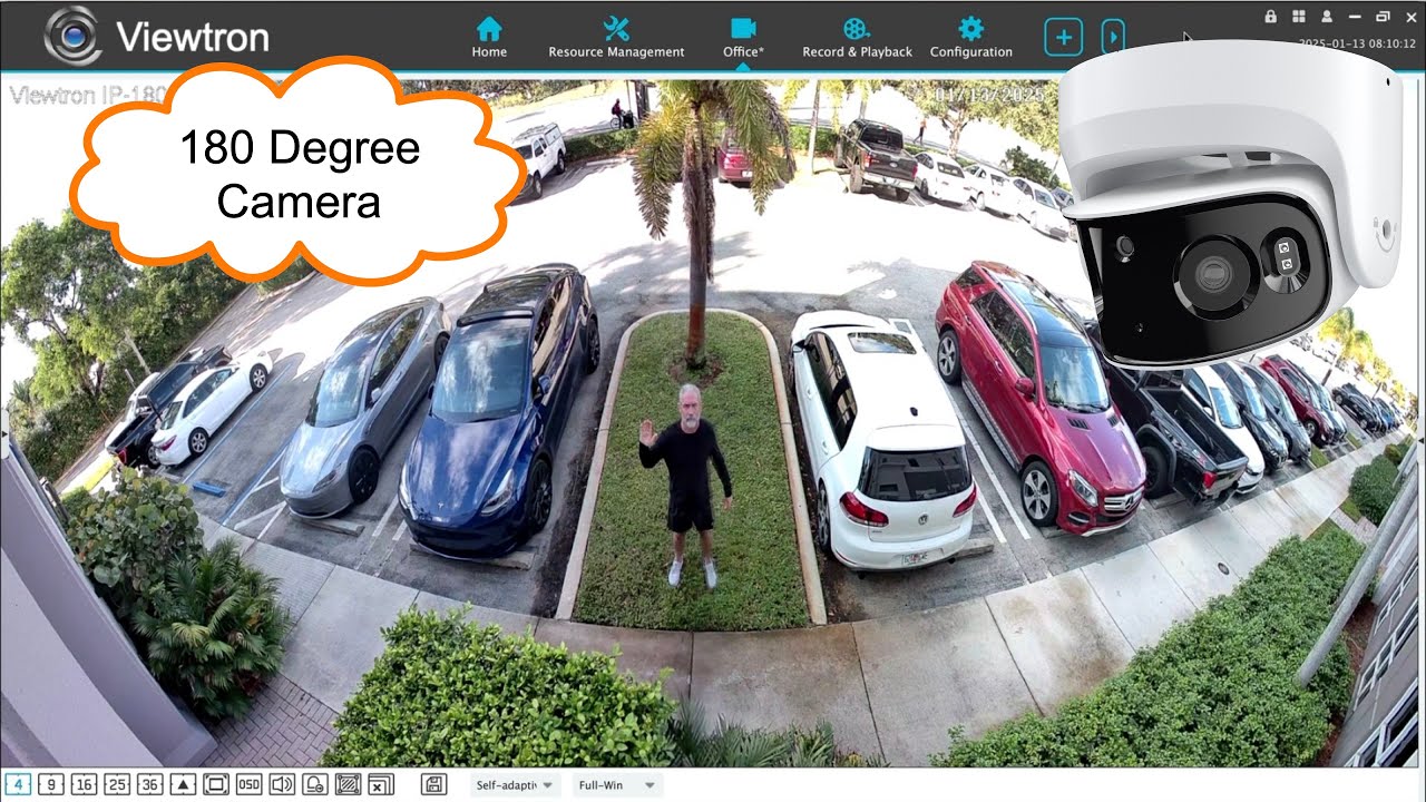 180 Degree Security Camera: 8mp IP Camera w/ 180 Lens, Outdoor Housing ...