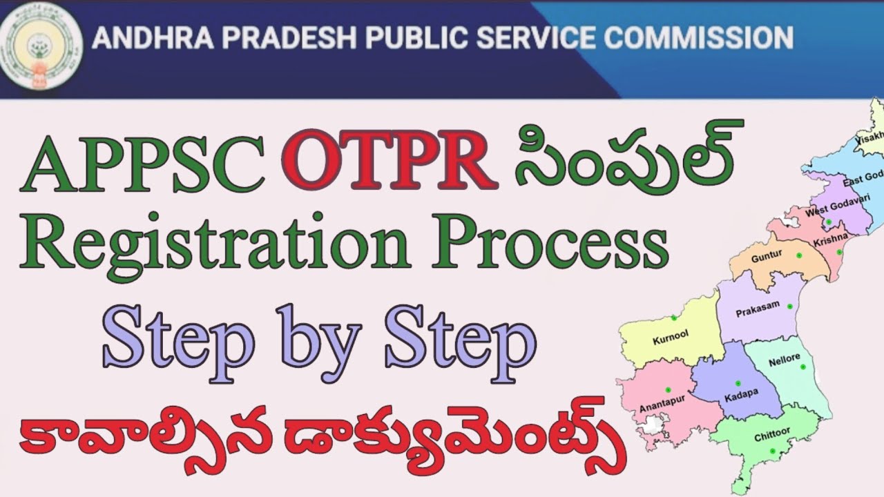 How to Apply APPSC Group-2 2023 || APPSC OTPR Registration Process ...