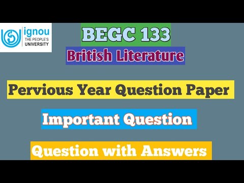 BEGC 133 Pervious Year Question Paper, Important Question With Answers ...