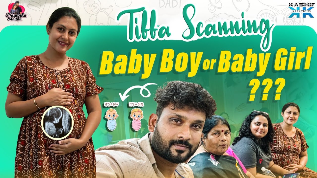 Tiffa Scanning Baby Boy or Baby Girl ??? || Priyanka Madhu || Kashif ...