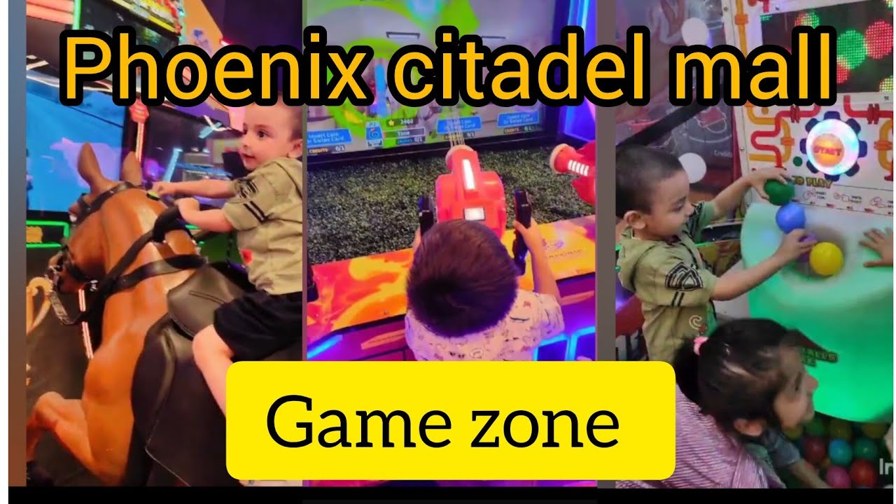 indore phoenix citadel mall game zone - YouTube