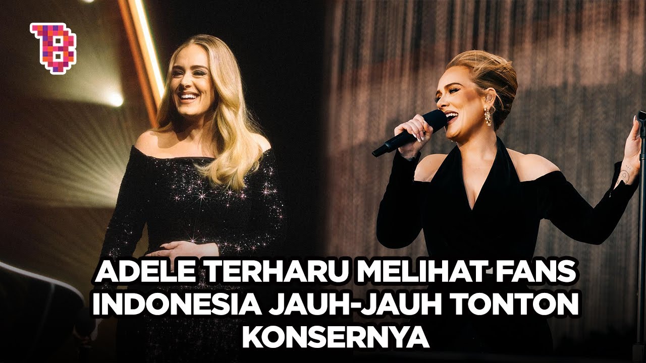 Momen Adele terharu melihat fans dari Indonesia tonton konsernya di Las ...