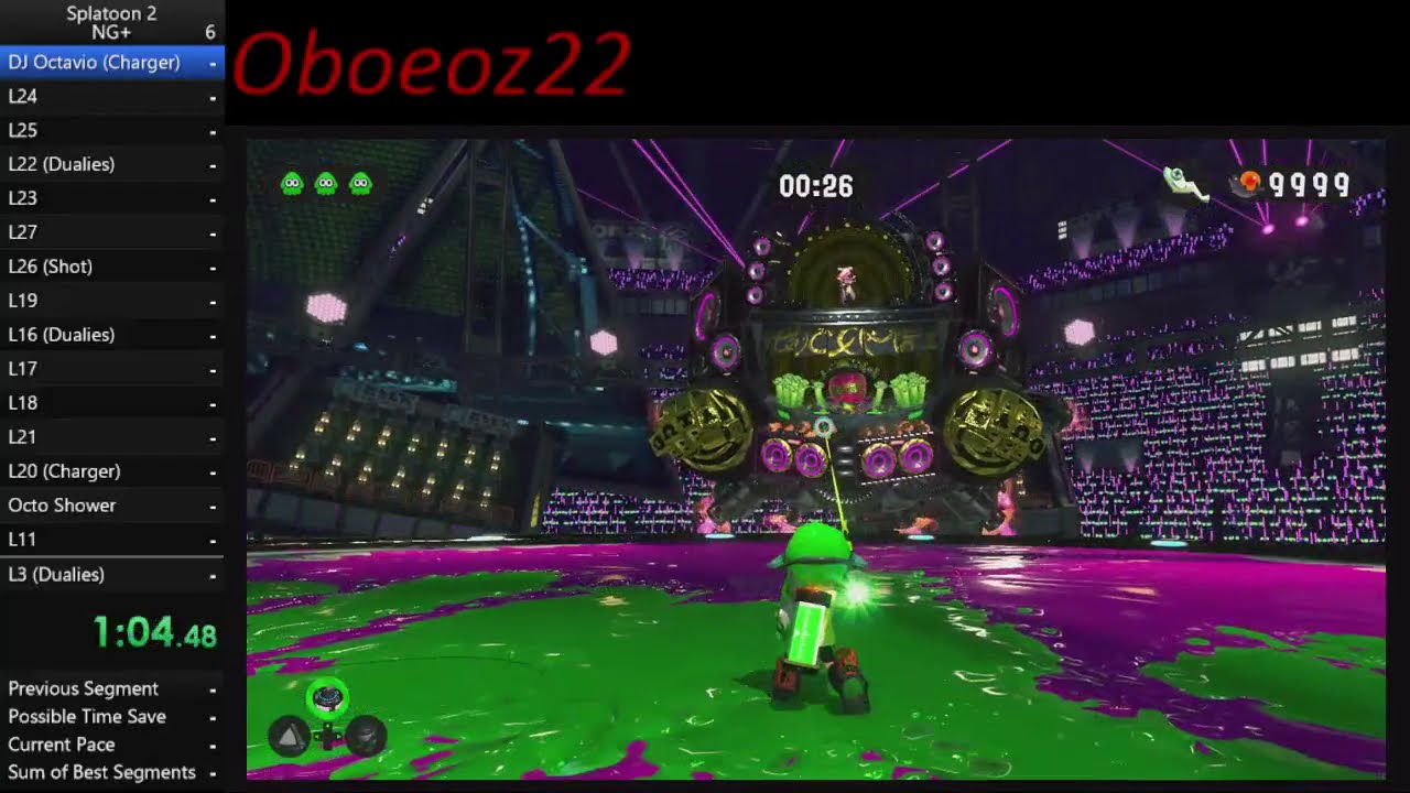 DJ Octavio in 4:33 [Old PB] (Splatoon 2 IL Speedrun) - YouTube