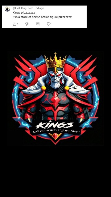 Kings Anime action figure store logo design 🤗 #logo #logodesign # ...