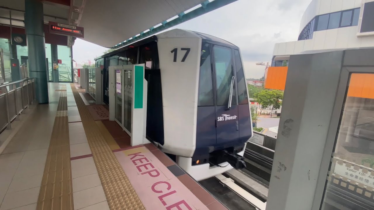 C810 Set [17] from Punggol to Sam Kee on the Punggol LRT Line [4K ...