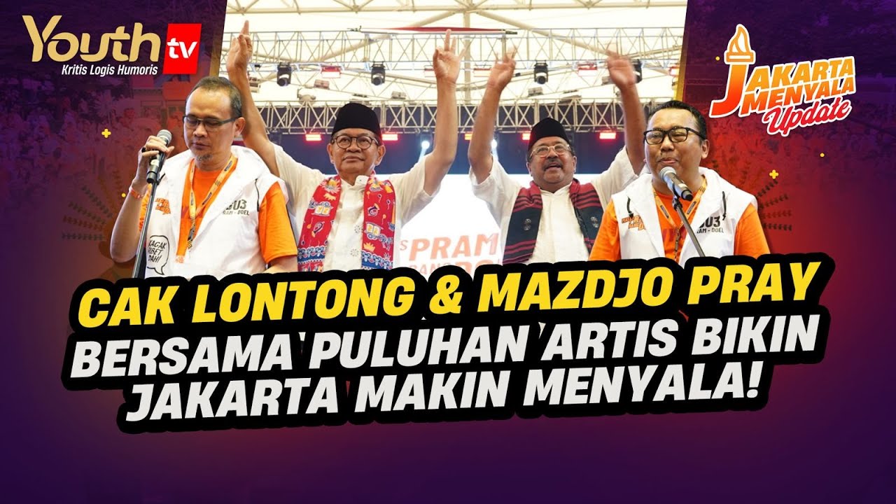 CAK LONTONG & MAZDJO PRAY BERSAMA PULUHAN ARTIS BIKIN JAKARTA MAKIN ...