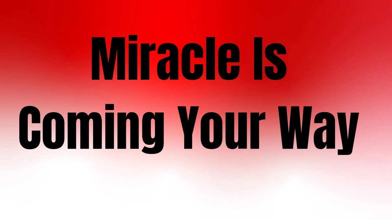 Miracle Is Coming Your Way #jesusmessage #godmessage - YouTube