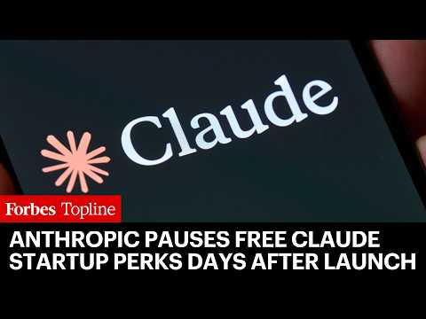 Anthropic Pauses Free Claude Startup Perks Days After Launch