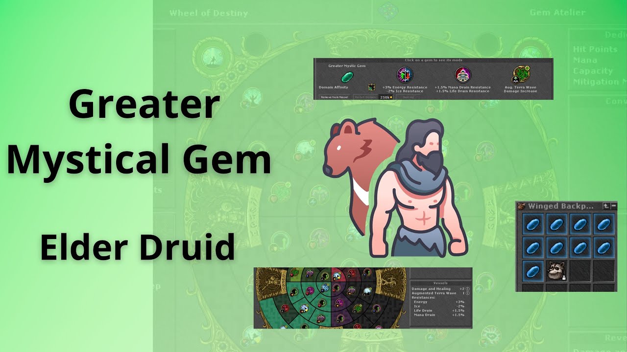 Greater Mystical Gem para Elder Druids - YouTube