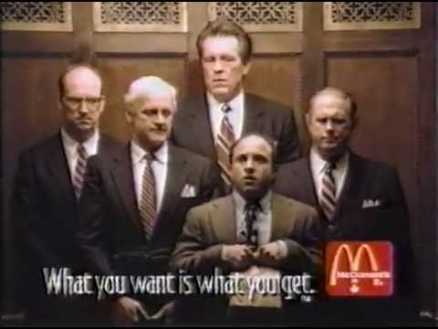 McDonald's Commercial 1992 - YouTube