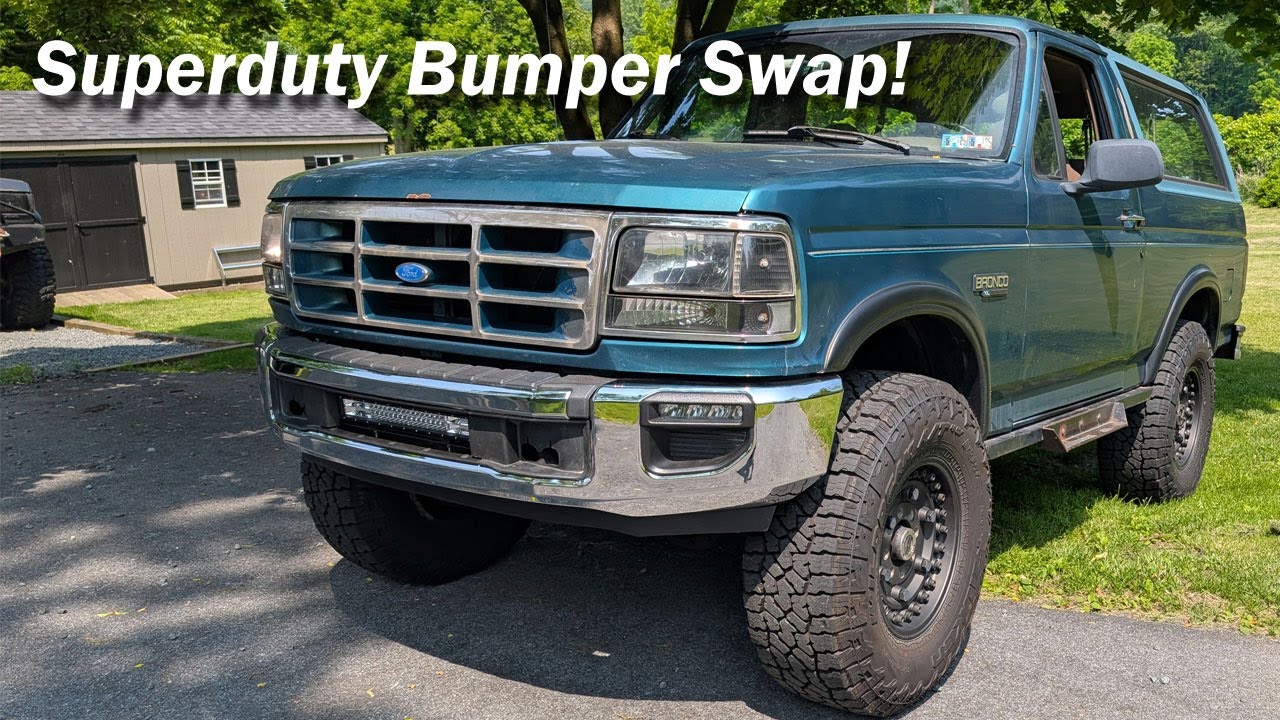A modern look for a classic front end! (2020 Superduty bumper on an OBS ...
