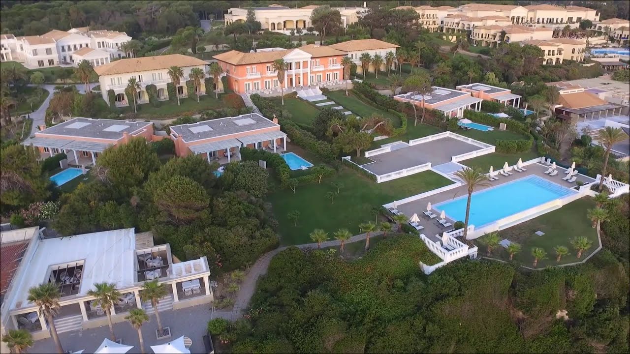 Olympia Riviera resort at Kyllini Greece as seen by a drone - YouTube