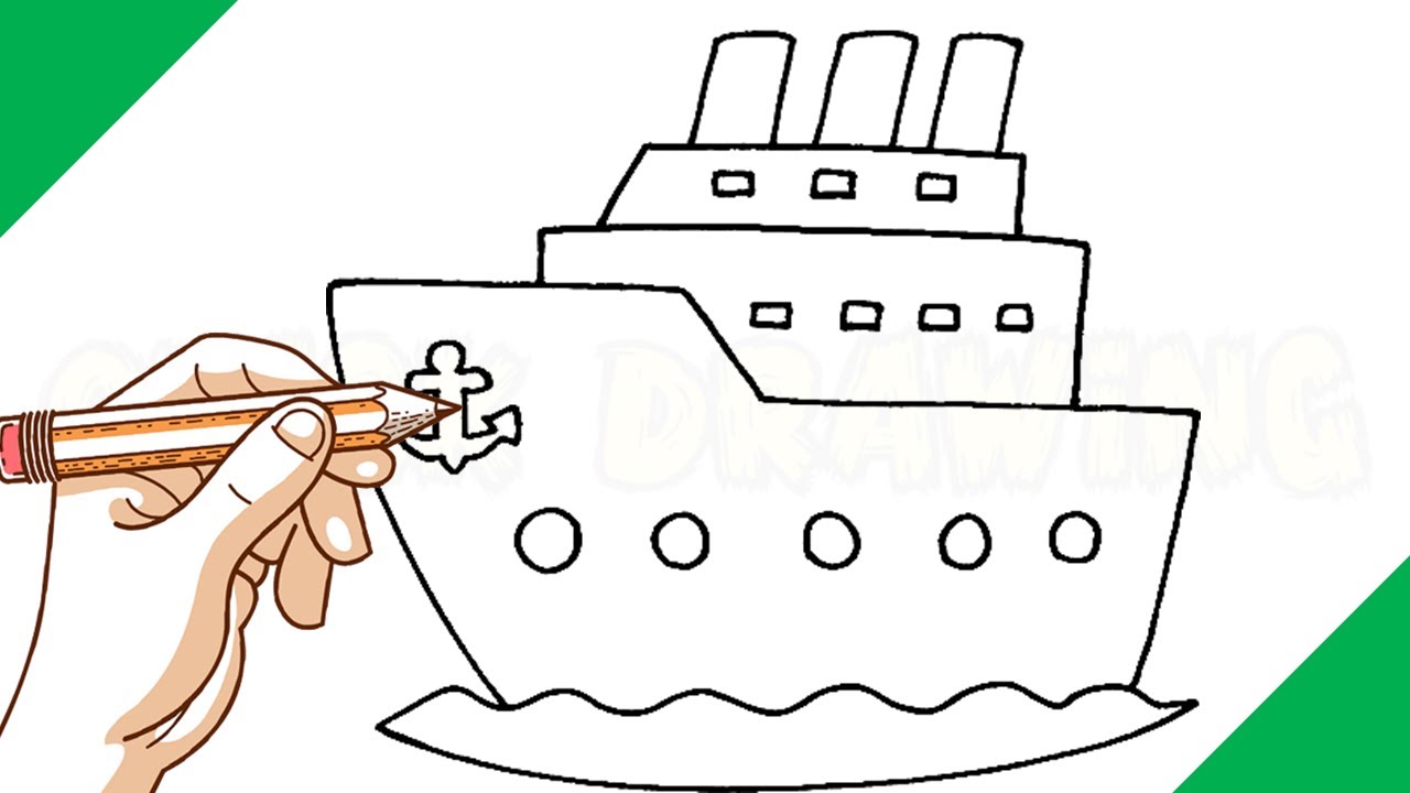 Como Desenhar um Navio - YouTube