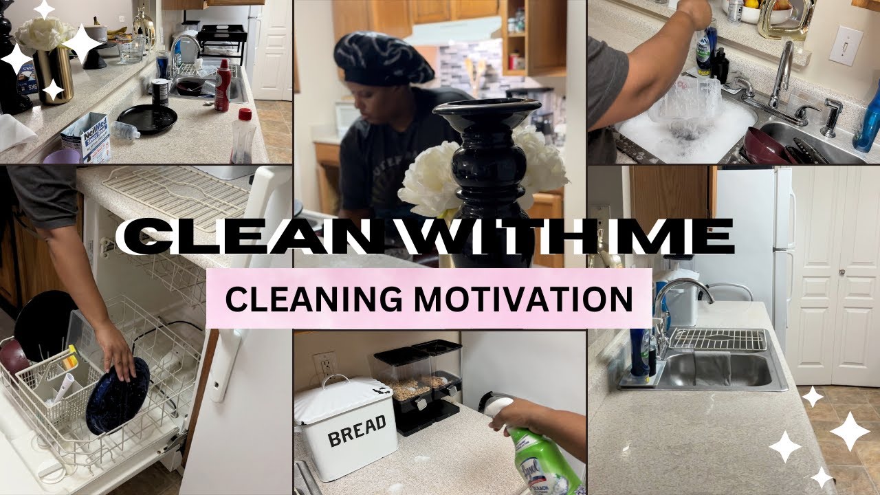 REALISTIC KITCHEN CLEAN WITH ME - YouTube