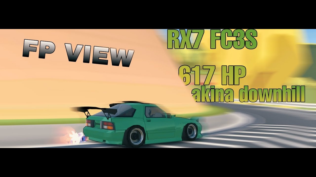 Mazda RX7 FC3S donwnhill Mt.Akina Fr Legends MOD MAP - YouTube