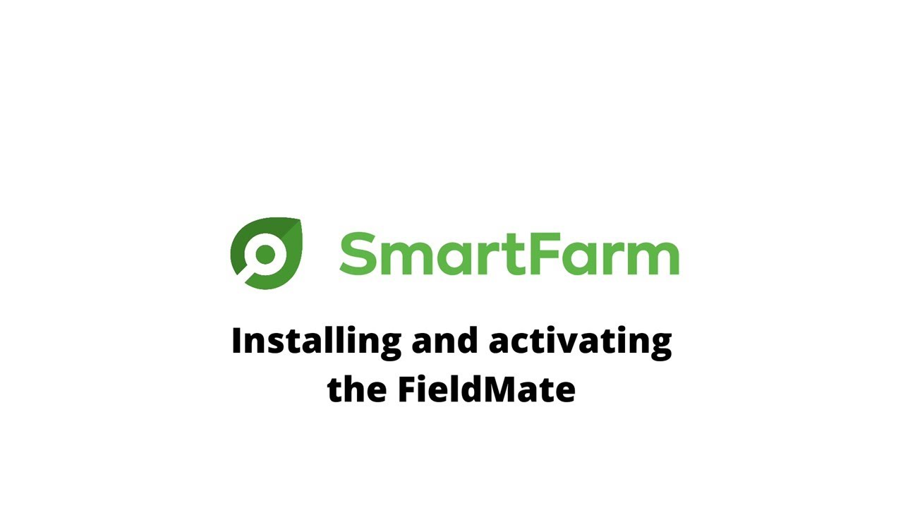 Installing and activating the FieldMate - YouTube