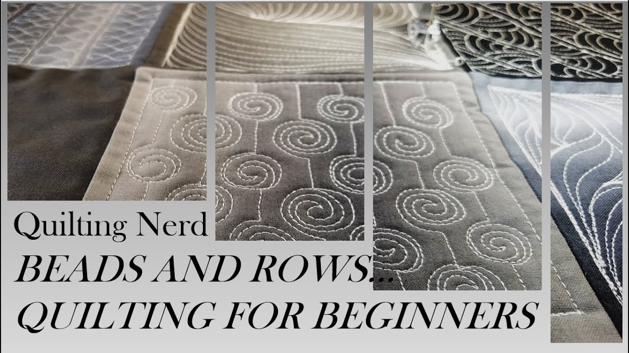 Beads on a string, rows and more – unidirectional quilting fillers ...