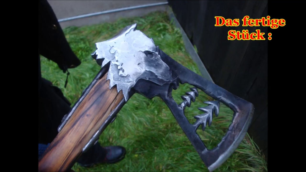 Wolfs Axt bauen ! Wolf ax build ! - YouTube