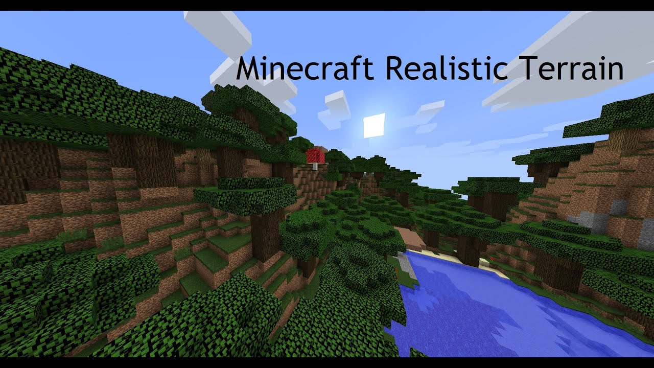 Minecraft Realistic Terrain 1.8 Ep 1 - YouTube