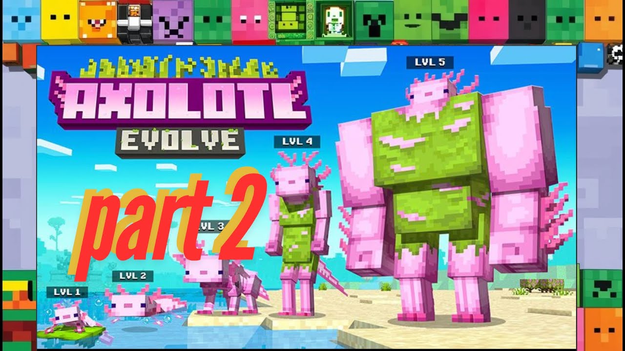 MINECRAFT GAMEPLAY - Axolotl Evolve Module Pt.2 - YouTube